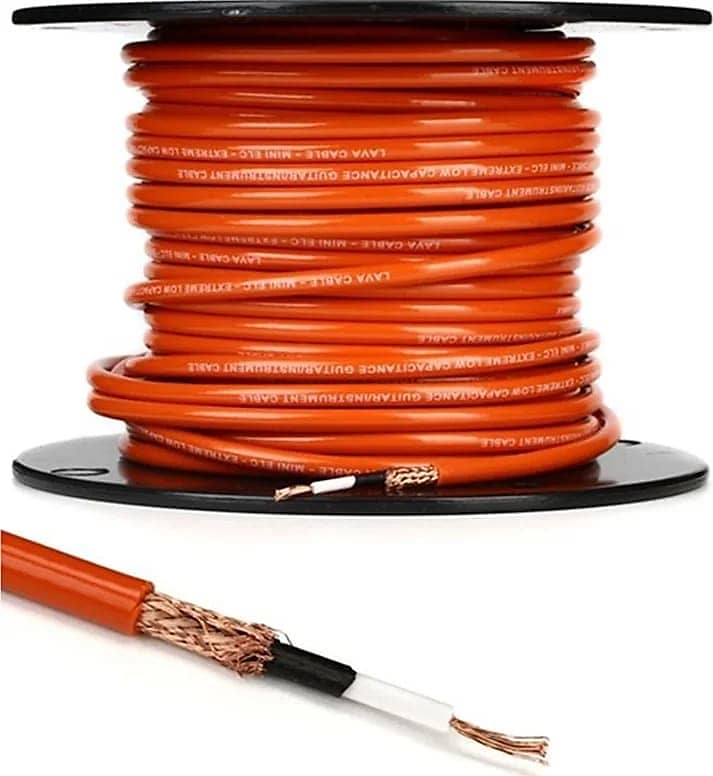 LAVA MINIELC WIRE (Priced and Sold Per Foot) - Orange | Reverb