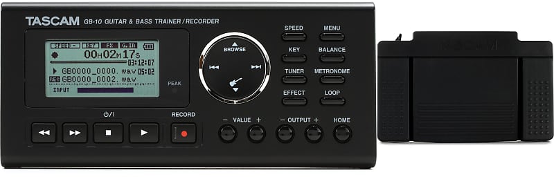 TASCAM GB-10 Guitar and Bass Trainer - Recorder Bundle with | Reverb