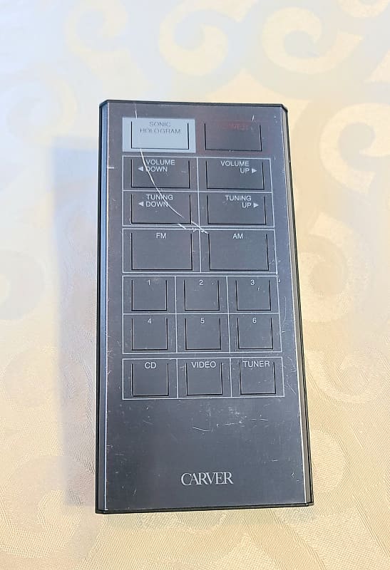 Carver 6250 Magnetic Field Power Amplifier remote | Reverb