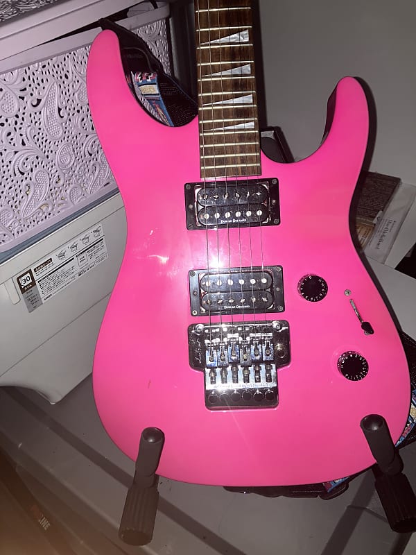 Jackson Made in Japan Dinky Mid-Late 90’s - Hot Pink | Reverb