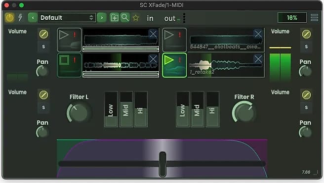 XFade (Download) High speed crossfader | Reverb