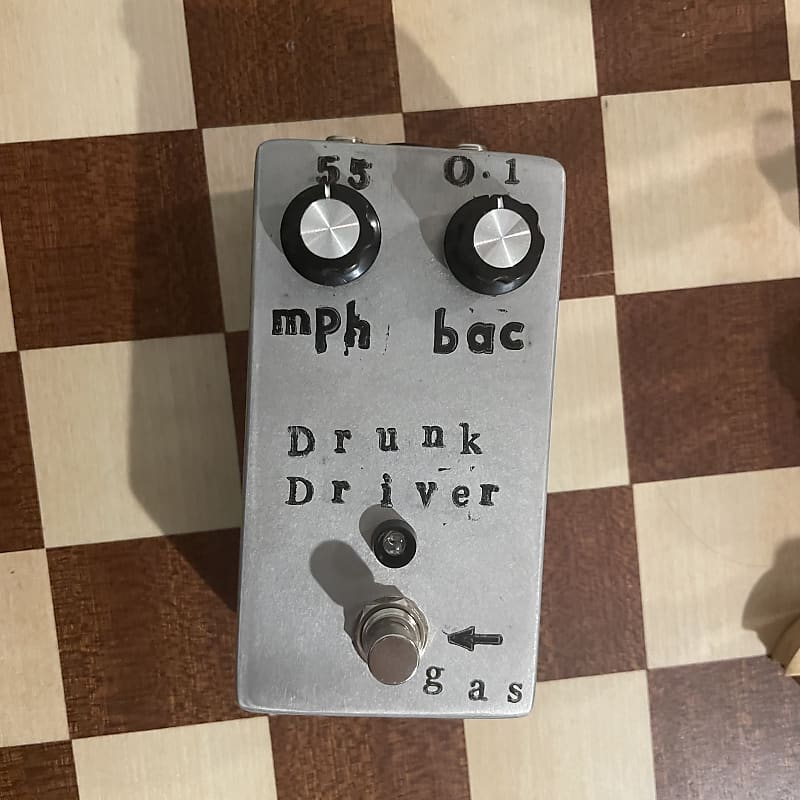 Drunk Driver 2022 [EQD BELLOW FUZZ DRIVER]- Silver w/ Ink | Reverb