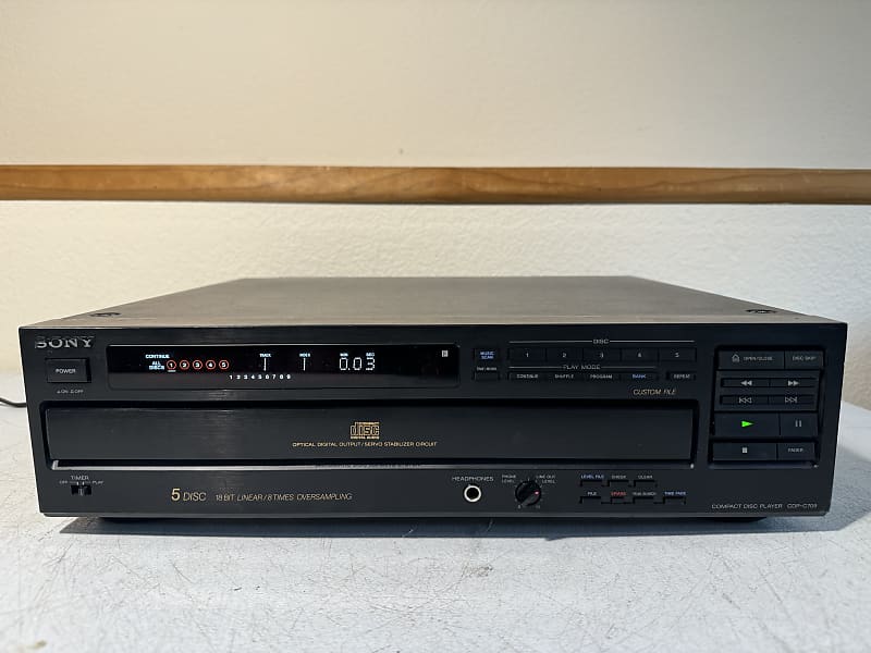 Sony CDP-C705 CD Changer 5 Compact Disc Player HiFi Stereo | Reverb