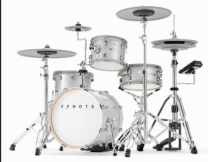 EFNOTE 5 Electronic Drum Set - White Sparkle | Reverb