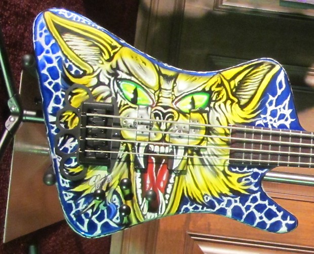 Chris Kael stage played, signed, custom painted by Gentry | Reverb