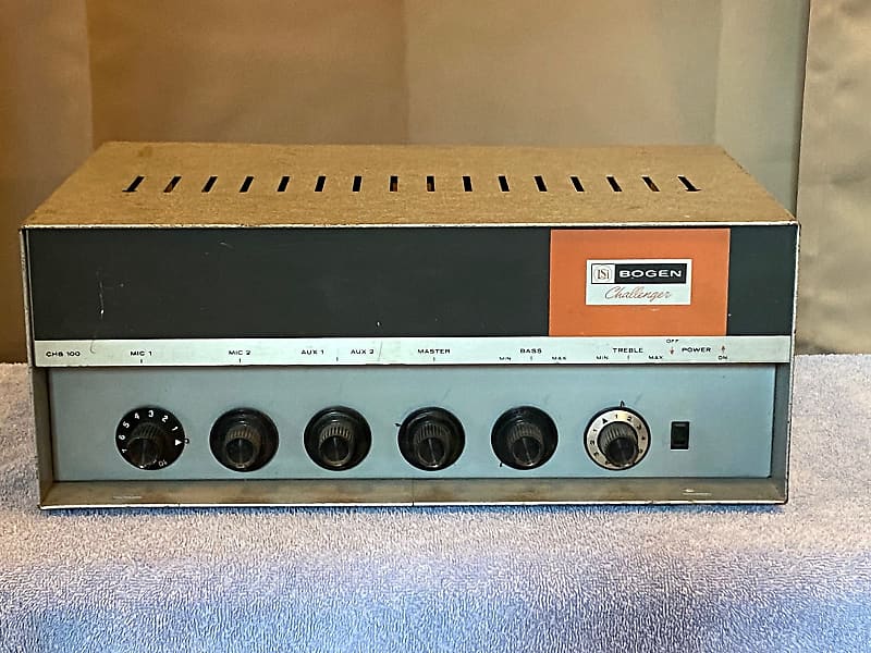 Bogen Challenger CHB100 - vintage Sylvania tubes - killer | Reverb