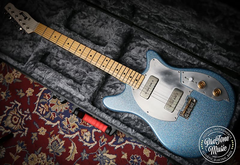 Hahn Model 112 Blue Sparkle & Hard Case | Reverb