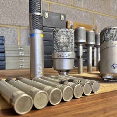 DECCA studios - Microphone Collection, Neumann M49, U47, | Reverb UK