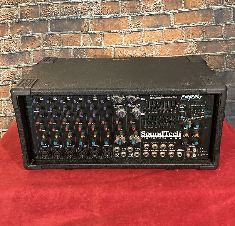 Soundtech MM10SD MegaMix Affordable Powered Mixer | Reverb