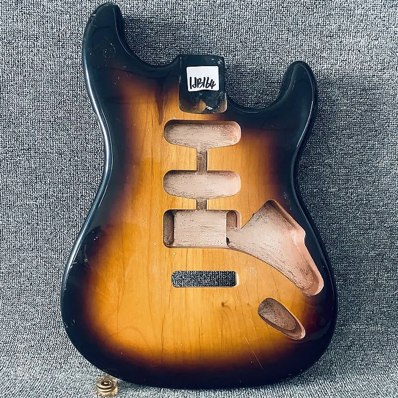Okoume Wood HSS Guitar Stratocaster Strat Style Body | Reverb