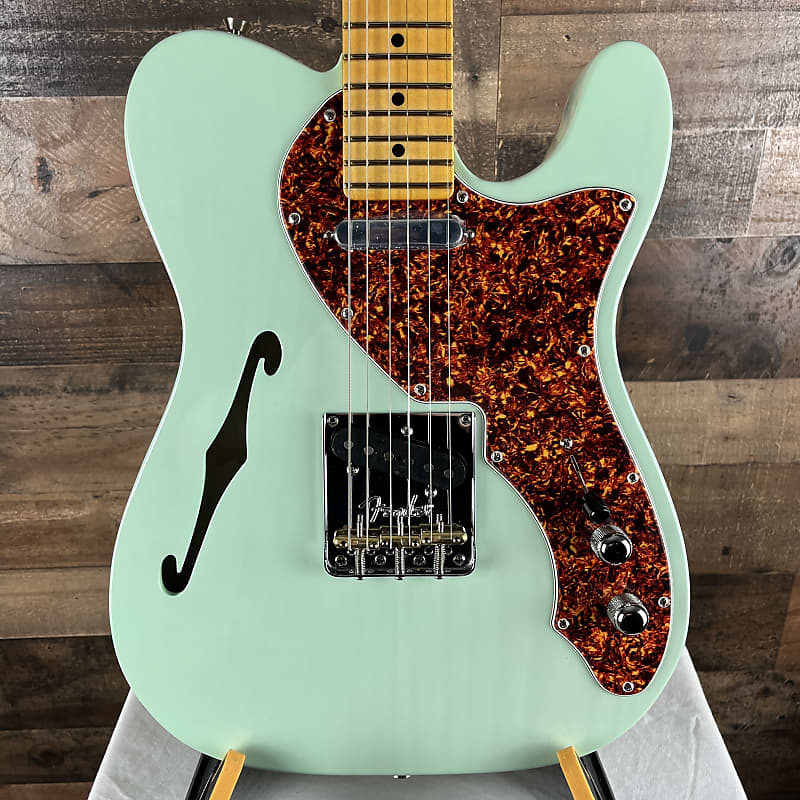 Fender FSR APII Thinline Telecaster, Transparent Surf Green, | Reverb