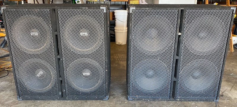 Soundtech Pair of Speakers 4x15" STS Speakers Enclosures 8 | Reverb
