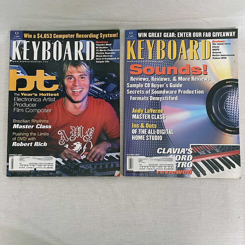 Keyboard Magazine 2001 - Complete - Tom Coster, Jr., Eminem, | Reverb