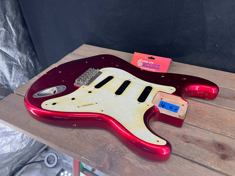 Real Life Relics Strat® Stratocaster® Body Aged Candy Apple | Reverb