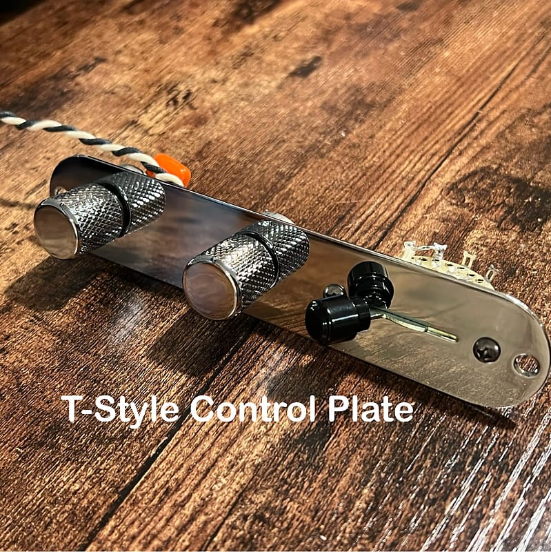Good Land Pickups Loaded Tele Control Plate - Chrome | Reverb