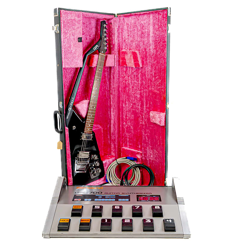 Roland GR-700 GR-707 Guitar Synthesizer Set w/ Guitar & Case, | Reverb