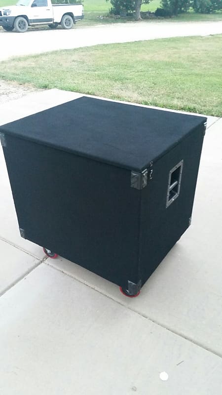 Homemade Iso Box Isolation Cabinet Speakers 2016 Black | Reverb