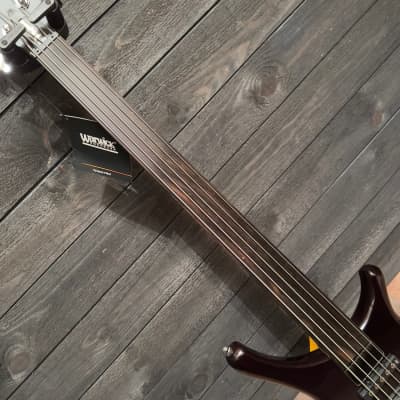 Warwick RockBass Infinity 5 String Fretless Black Electric | Reverb