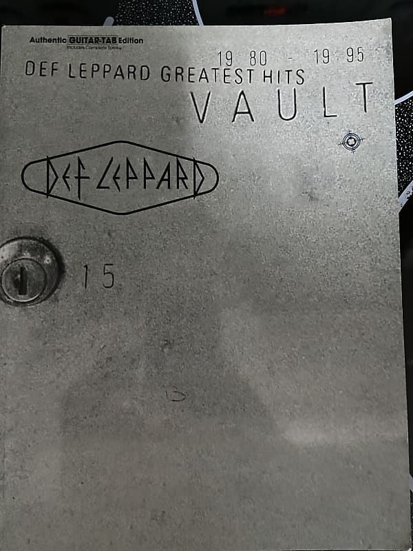 Def Leppard - Vault- Guitar Tab / Tablature Book | Reverb