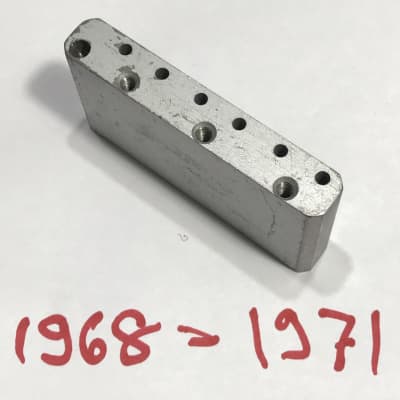 Fender Stratocaster Left Handed Bridge Steel Tremolo Block | Reverb UK