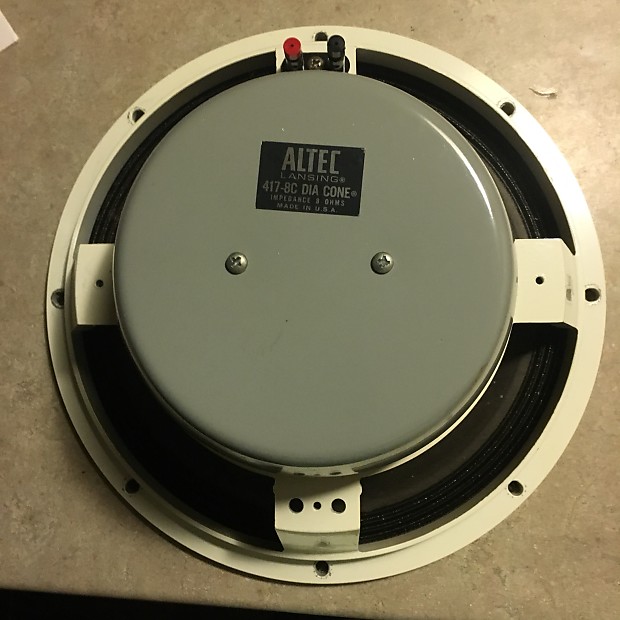 Altec Lansing 417-8C 12" Speaker 8 OHM 75 WATTS Ex Condition | Reverb
