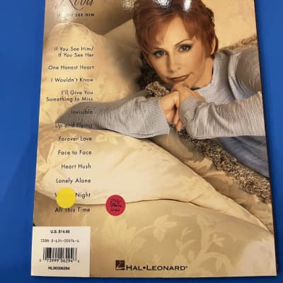 Reba If You See Him Piano, Vocal & Guitar Book | Reverb