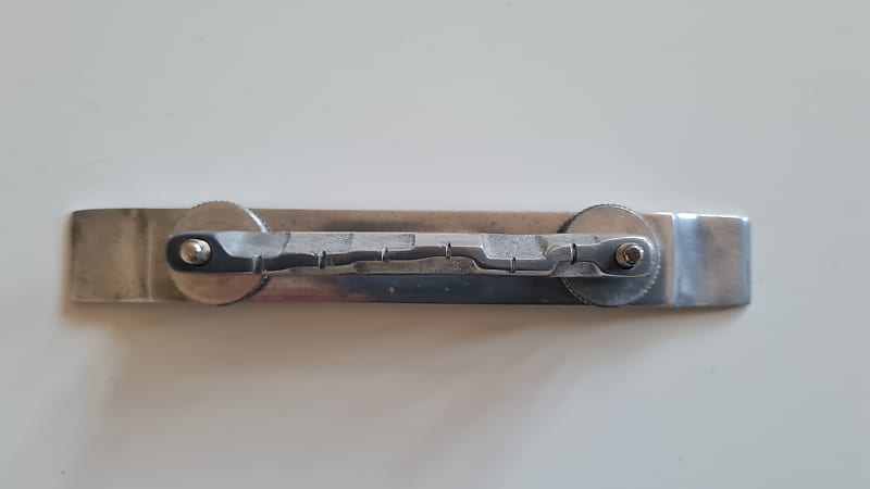 Vintage 60's Bigsby compensated aluminium aluminum bridge | Reverb