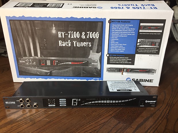 Sabine RT-7100 Rack Tuner | Reverb