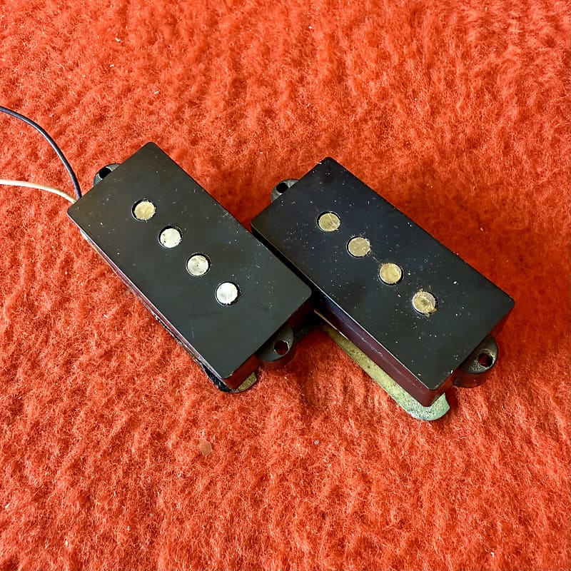 Fender Precision Bass pickup 1975 - Grey bottom original | Reverb