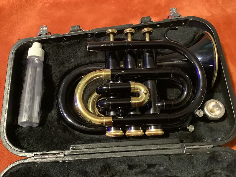 Jupiter JPT 416 Pocket Trumpet - Black | Reverb