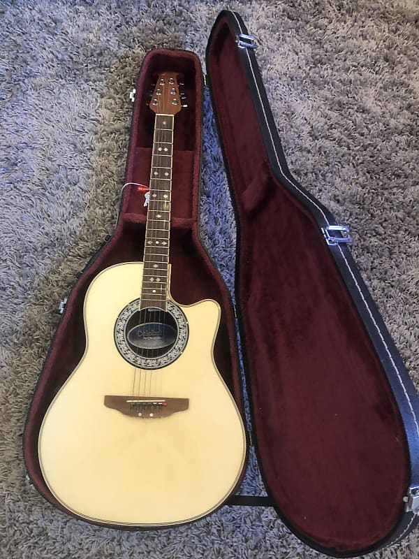 Ovation Celebrity CC-57 - Acoustic / Electric - Aged White - | Reverb
