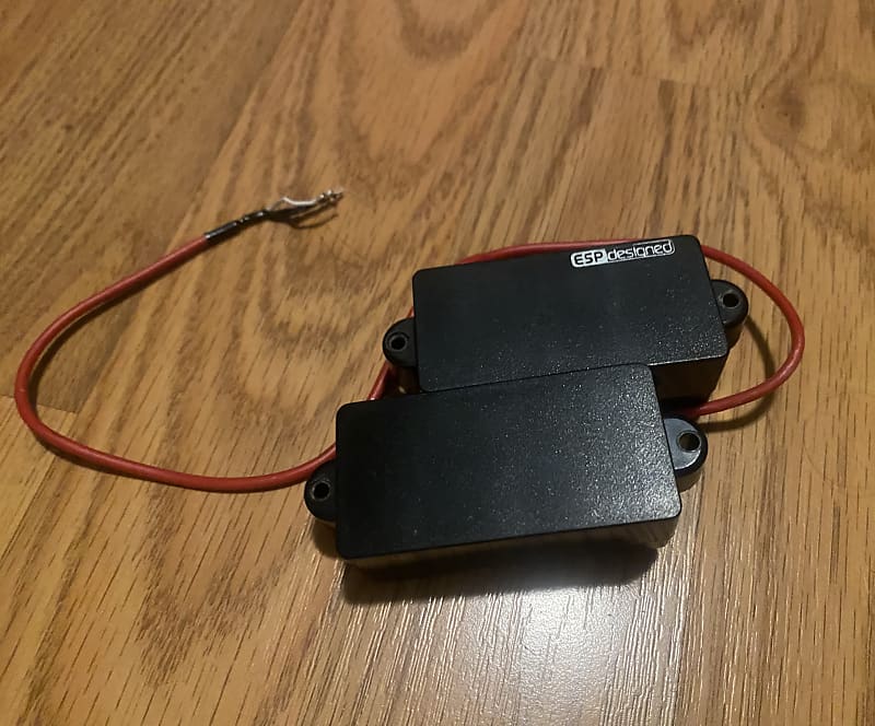 ESP LTD Design Precision Bass P Bass Pickup set 2010s - Black | Reverb