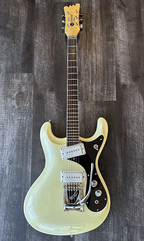Mosrite Mark 1 Super Custom 65 2017 - Aged Pearl White | Reverb