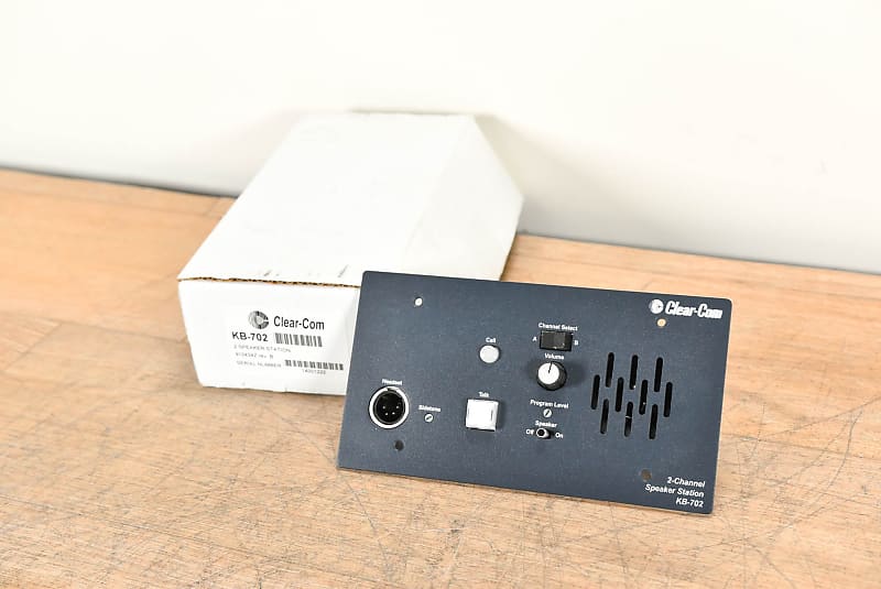 Clear-Com KB-702 2-Channel Remote Speaker Station CG006DY | Reverb UK