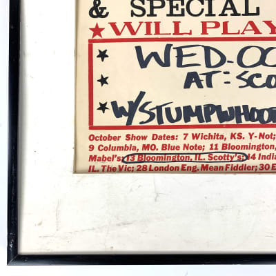 Uncle Tupelo Poster Owned by Jay Farrar of Son Volt | Reverb