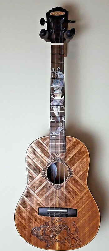 Blueberry Handmade Ukulele Mermaid Motif Built to | Reverb Canada