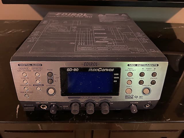 Roland SD90 - Aluminium | Reverb