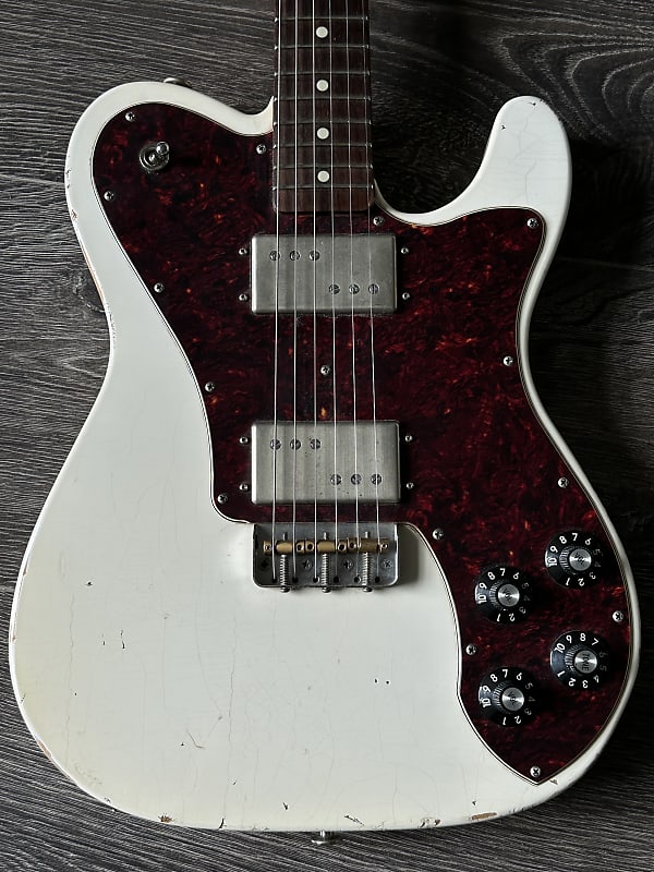 Haar Trad T Telecaster Olympic White Relic with Brandon 72 | Reverb