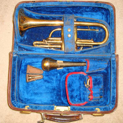 BESSON Class "A" New Creation Cornet - ca. 1920 - Gold Plated | Reverb