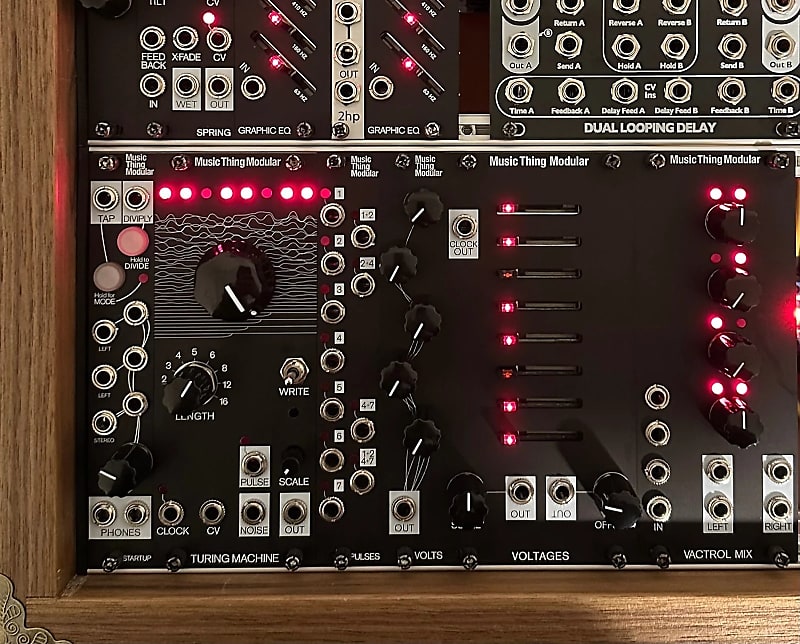 Music Thing Modular Volts 2023 - Black Aluminum Panel Turing | Reverb