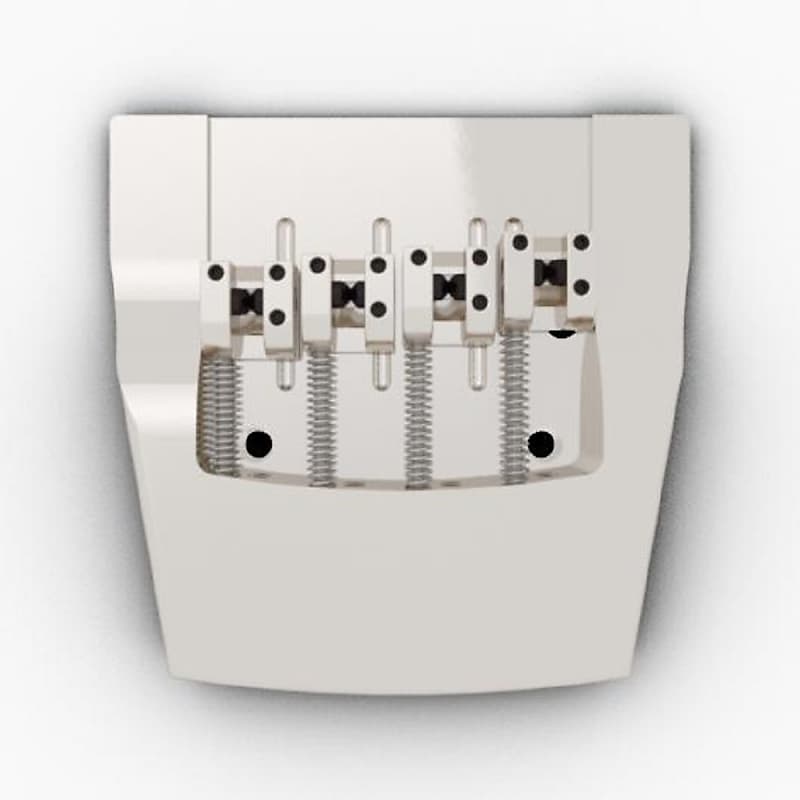 Hipshot Aluminum Bridge For Rickenbacker Bass - NICKEL, | Reverb