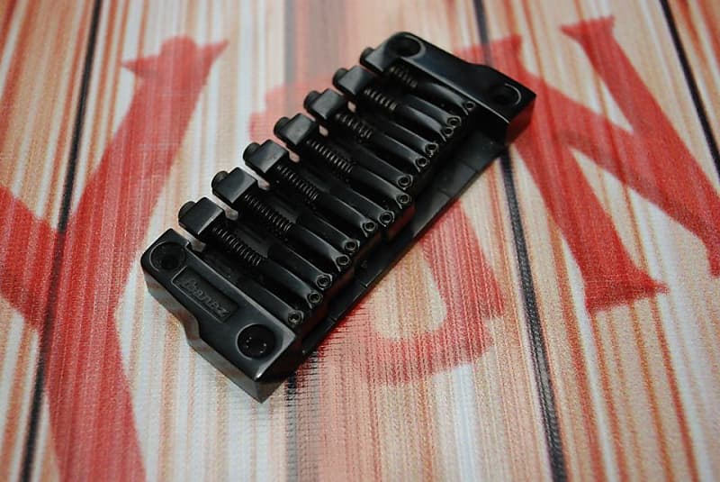 Genuine Ibanez 7 String Gibraltar Fixed Bridge (Black) | Reverb