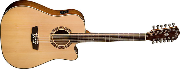 Washburn WD10SCE12 Acoustic Electric 12 String Guitar | Reverb