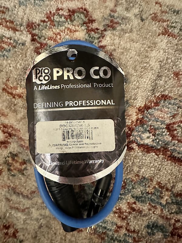 ProCo D-Box Digital Input Cable - 1.5 foot 2020 | Reverb