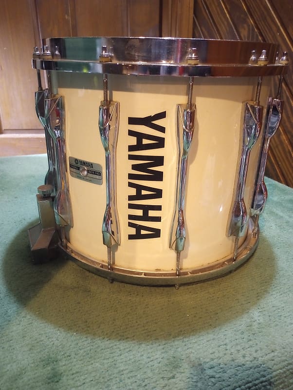 Yamaha 14" Marching Snare Drum 1993-95 - White Wrap | Reverb