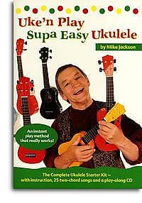Mike Jackson: Uke'n Play Supa Easy Ukulele (Book/CD) | Reverb