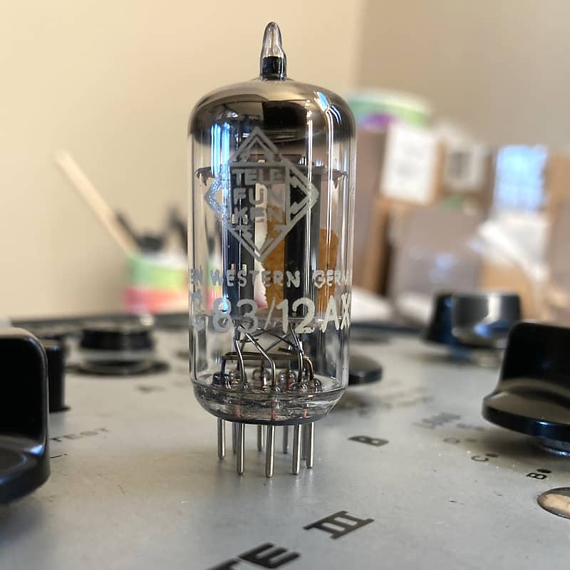Telefunken Smooth Plate 12AX7/ECC83 Tube - Diamond Bottom - | Reverb