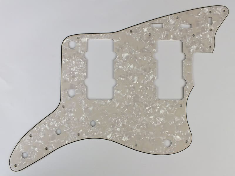 Jazzmaster Scratch Plate Cream Pearl 4 ply Pickguard to | Reverb UK