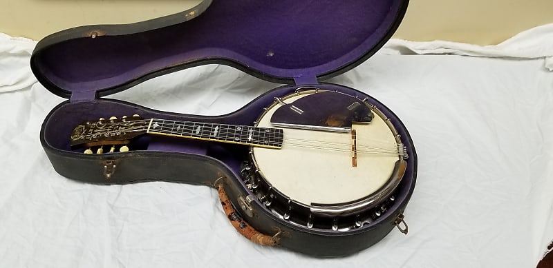 B&D Silver Bell, No. 1, Banjolin (Banjo/Mandolin) circa | Reverb
