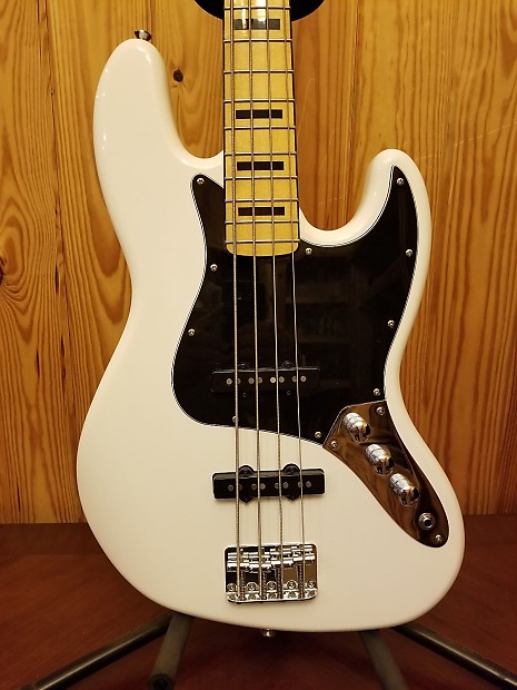 Squier Vintage Modified '70s Jazz Bass White | Reverb